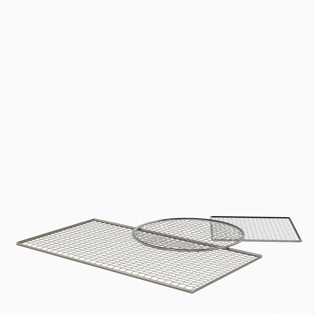 BBQ Steel Grill Wire Grid Model - TurboSquid 1910540