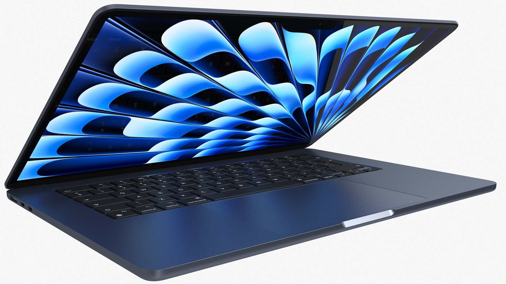 3D Apple MacBook Air 15 M3 2024 Midnight Rigged Model - TurboSquid 2218226