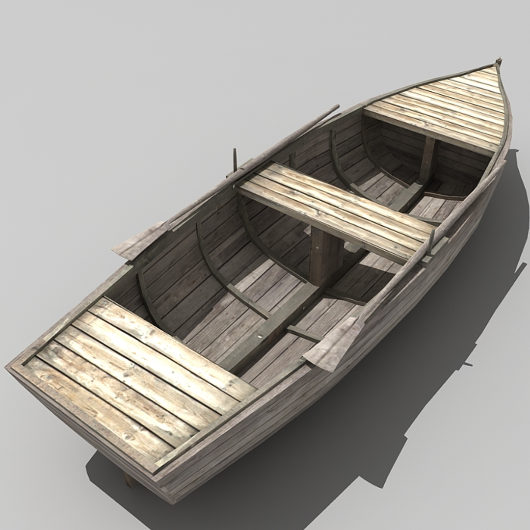 row boat 3d max