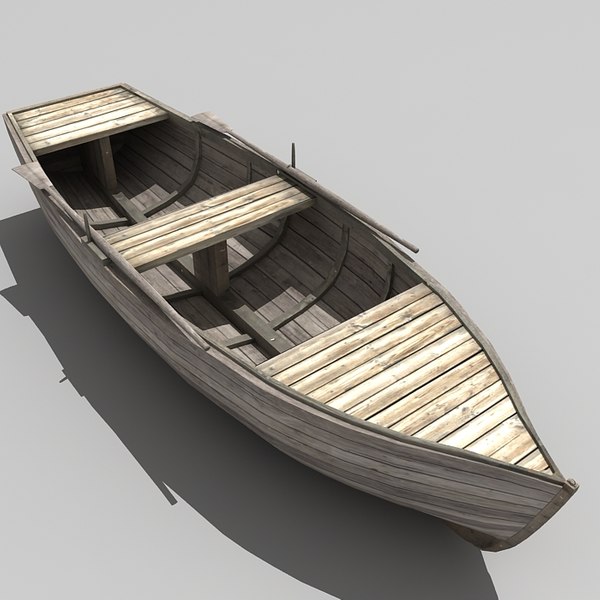 row boat 3d max