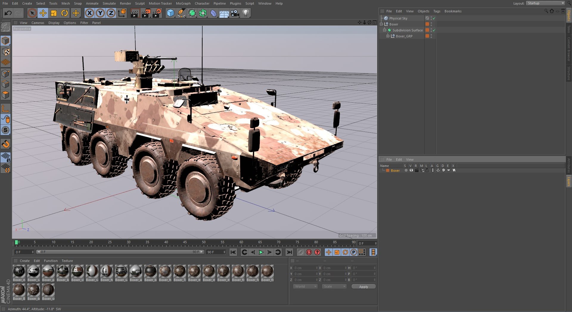3D Apc Boxer Desert Dirt - TurboSquid 1412652