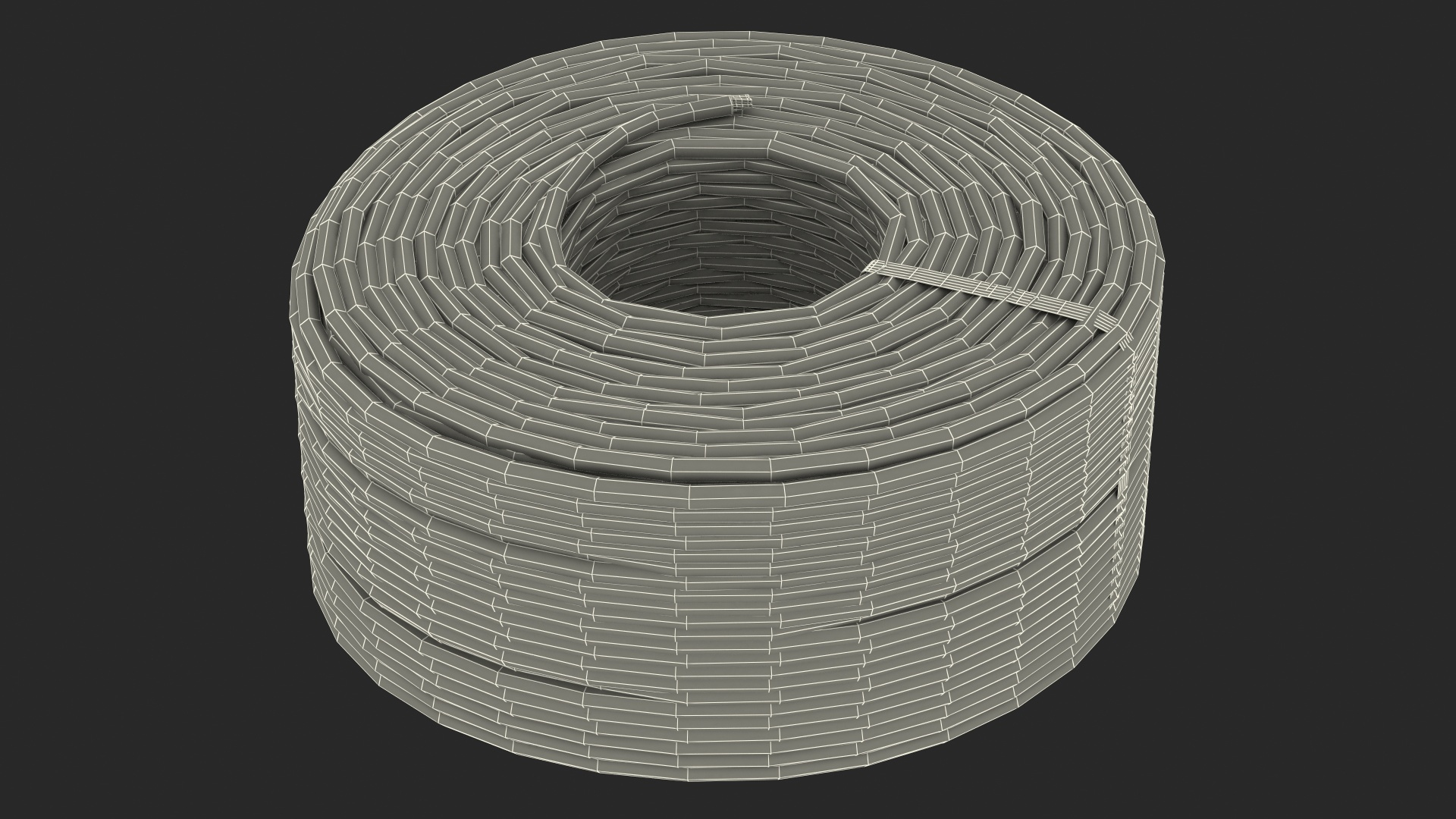 3D Coil Cable Flexible Black Model - TurboSquid 1919634