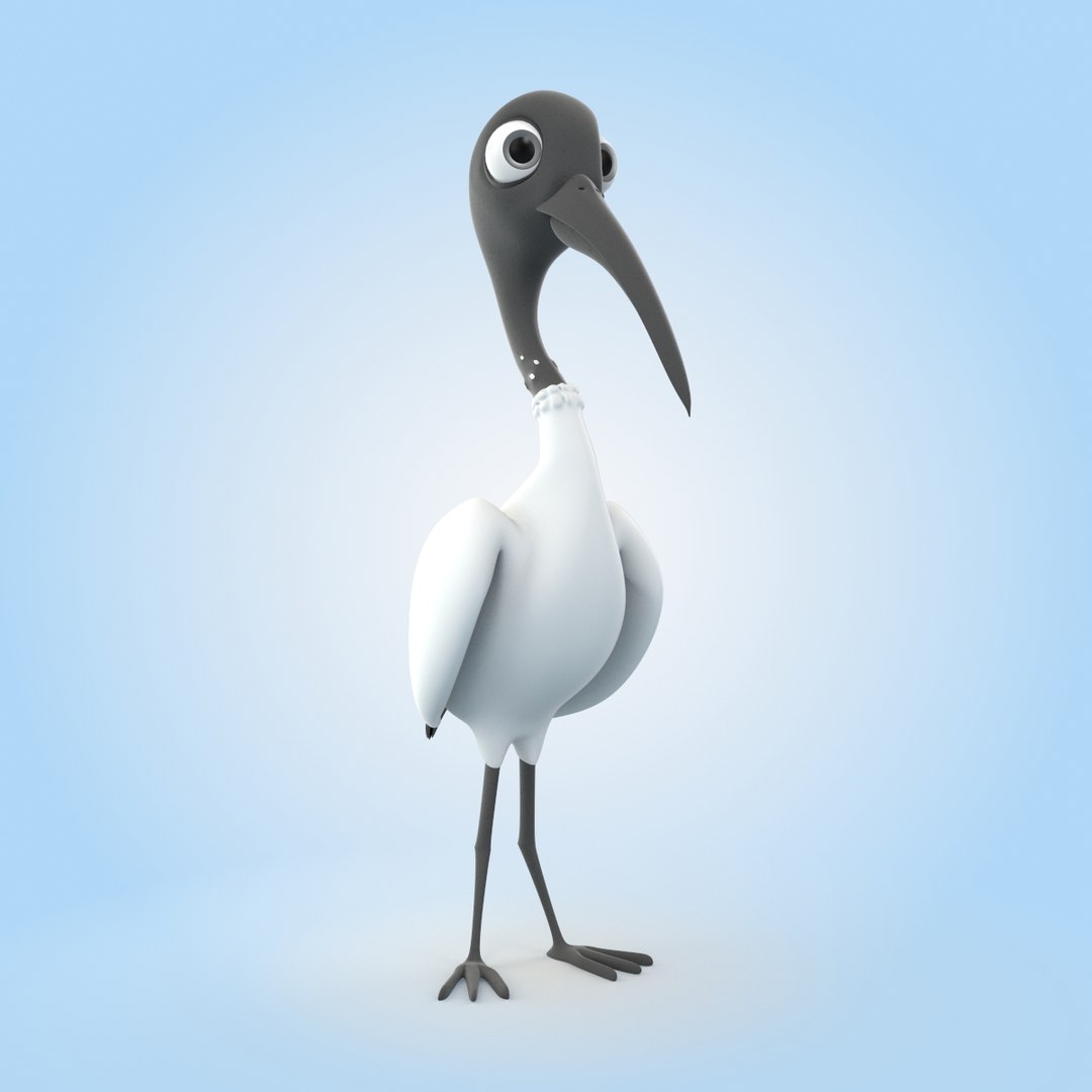 Ibis Bird 3D Model - TurboSquid 2011252