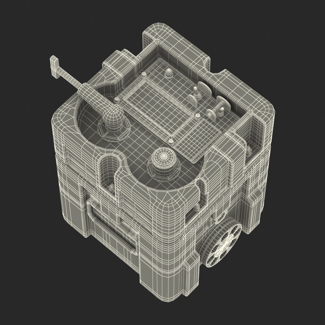 3d Model Military Lithium Battery Box