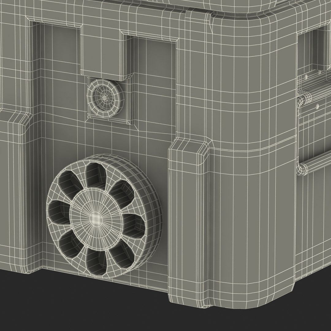 3d Model Military Lithium Battery Box