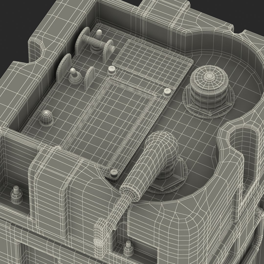 3d Model Military Lithium Battery Box