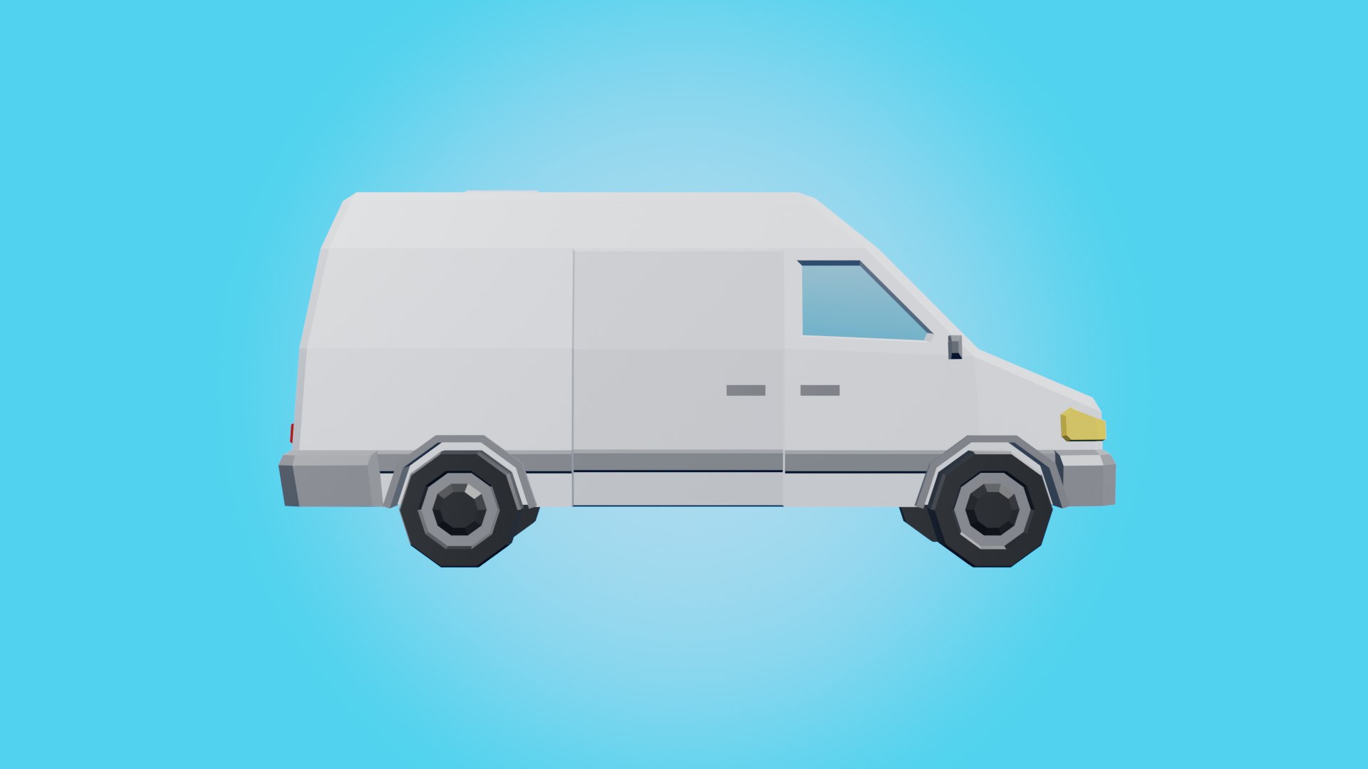 Low Poly Mini Van 3D - TurboSquid 1915796