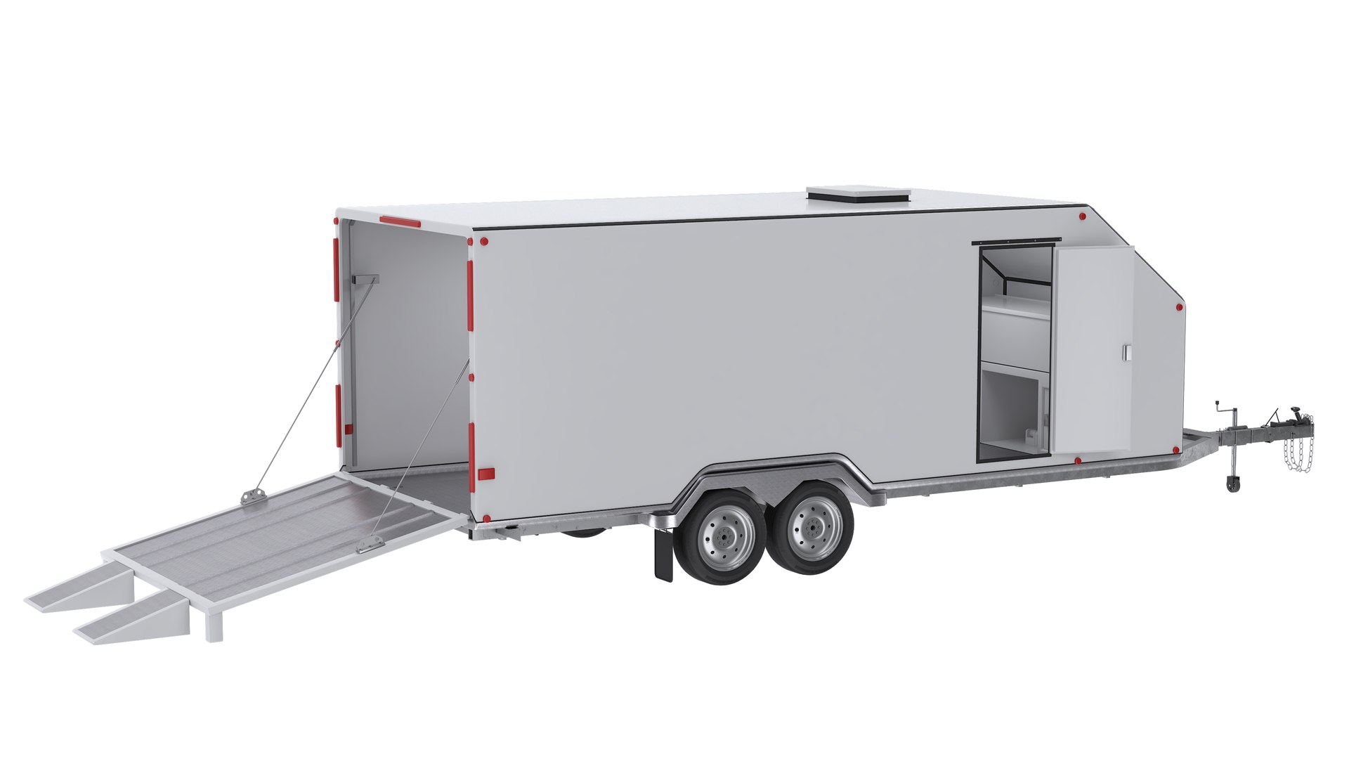 3D Car Hauler Trailer Collection - TurboSquid 2306501