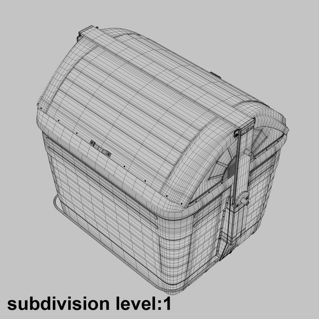 3d garbage dumpster model