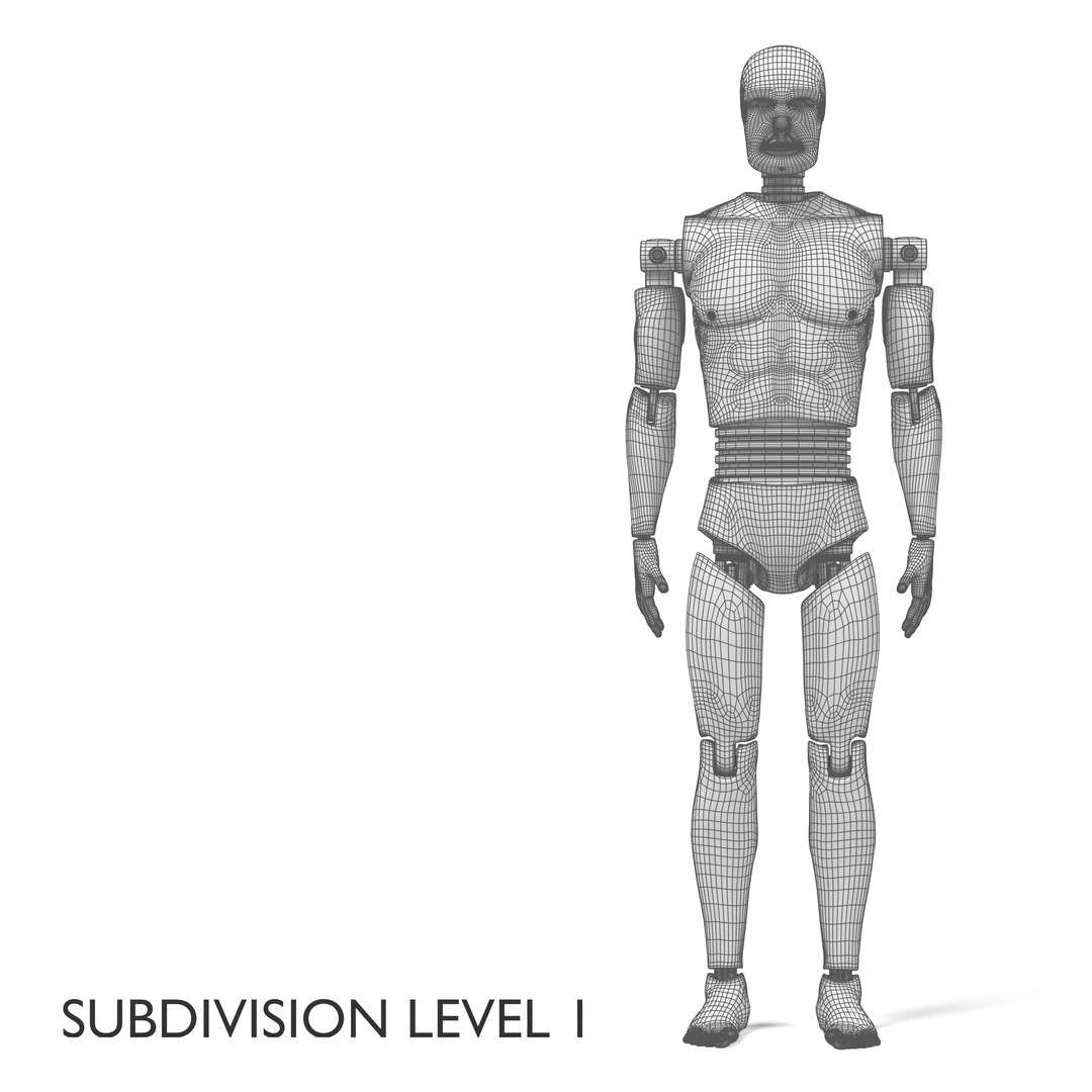 3d Crash Test Dummy Model