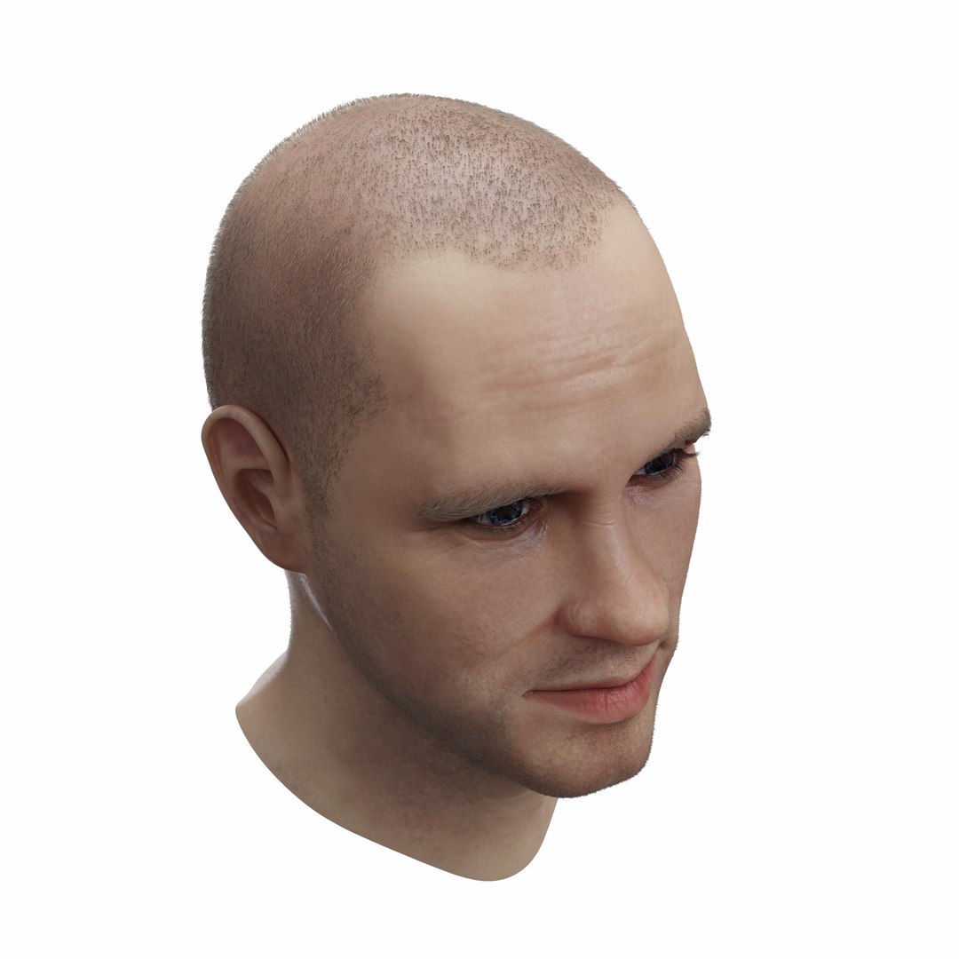 Male Head 3D Model - TurboSquid 1463371