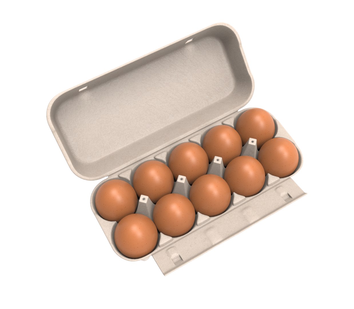 3D Egg Box 2 Model - TurboSquid 2344864