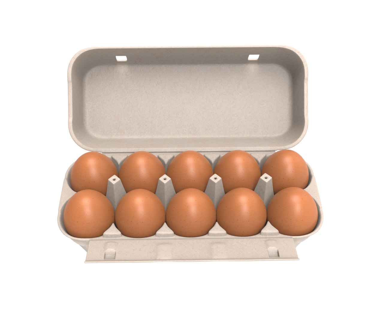 3D Egg Box 2 Model - TurboSquid 2344864