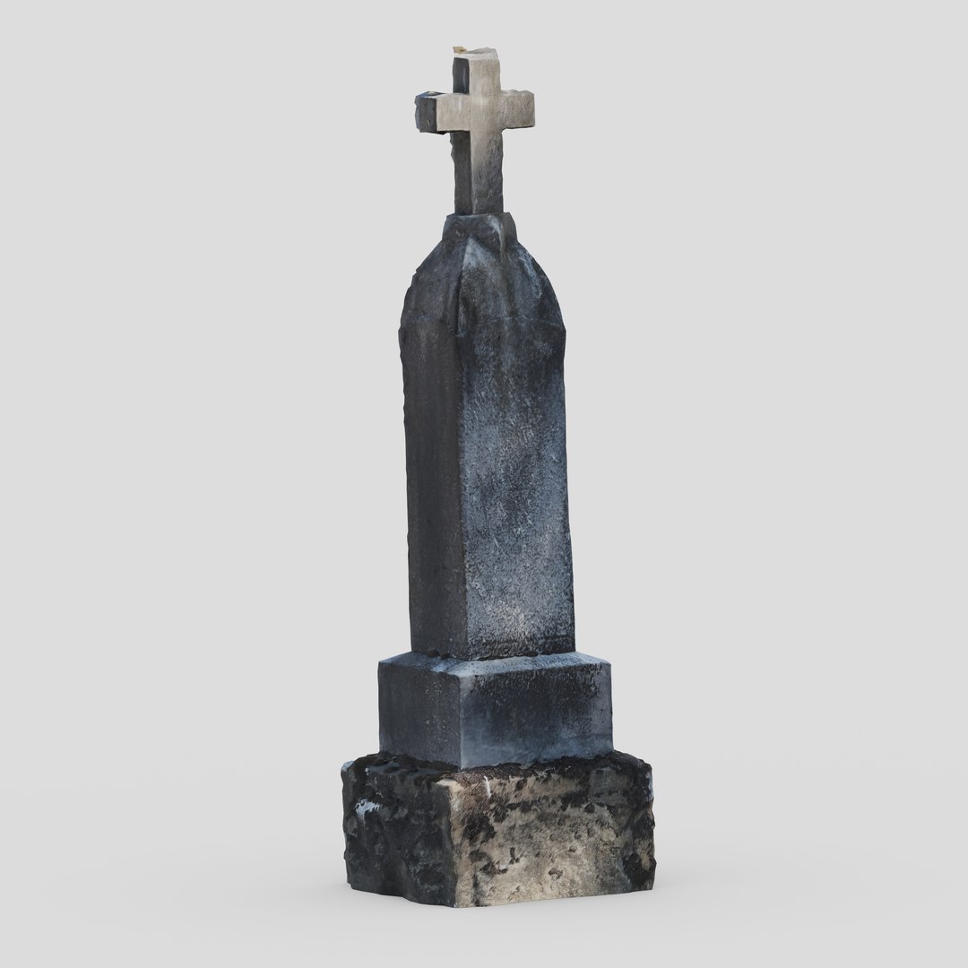 3D 3d Scanned Tombstone 19 Model - TurboSquid 2013240