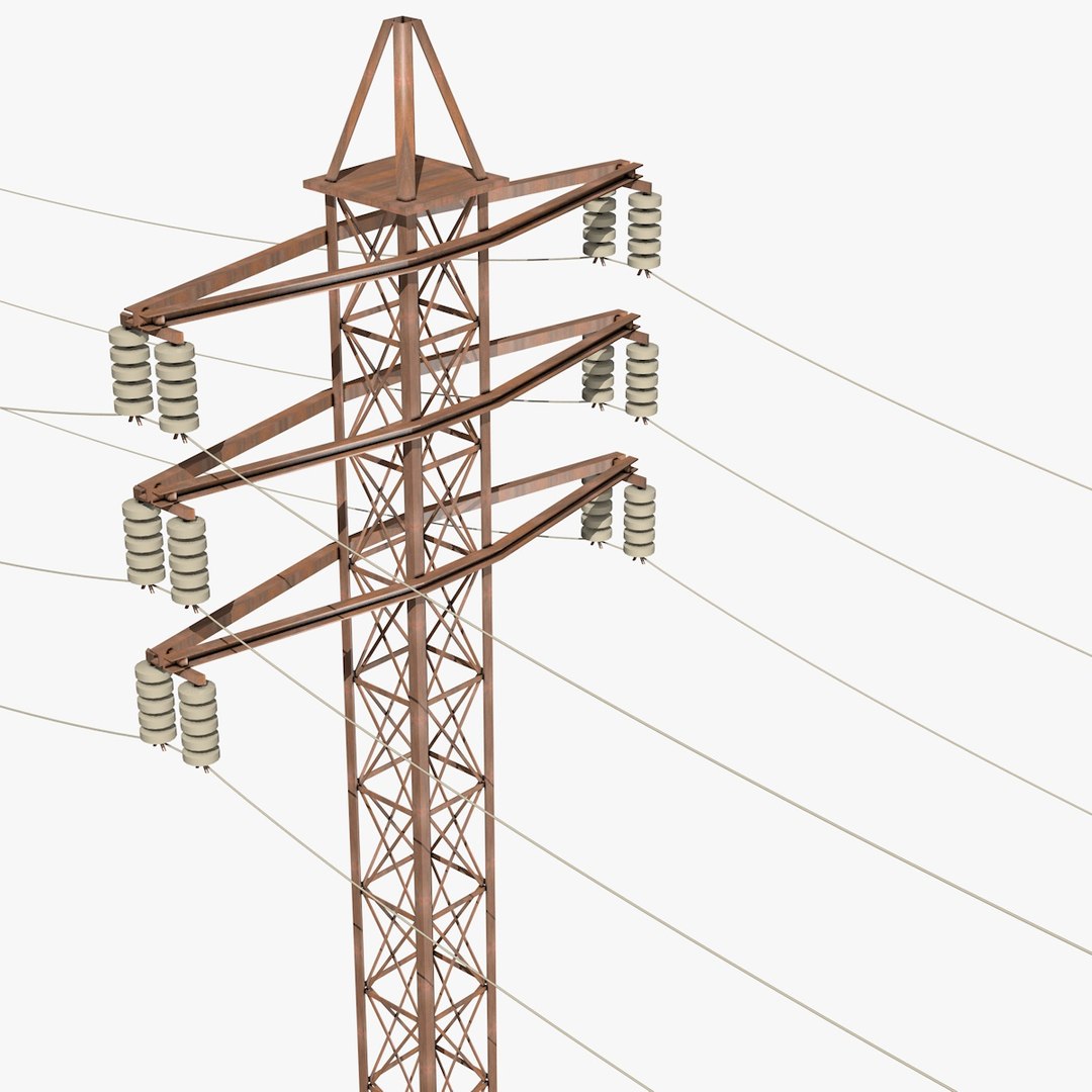 3d Model Utility Pole