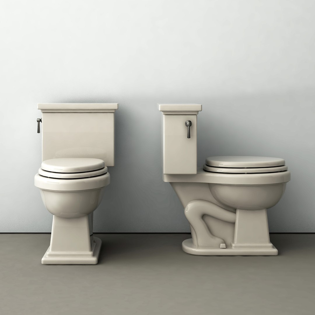 Toilet Waterworks Otis 3D Model - TurboSquid 2249483