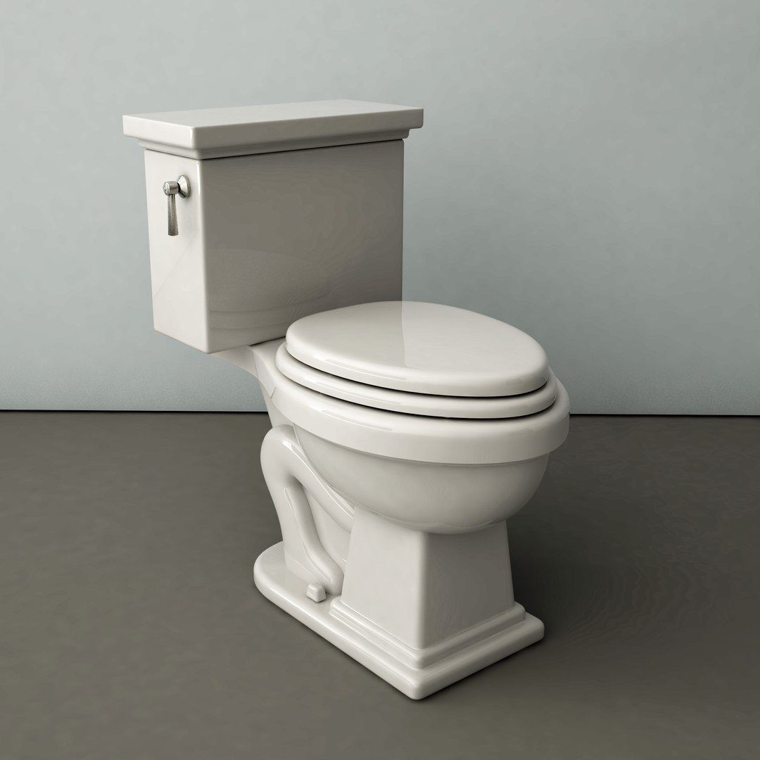 Toilet Waterworks Otis 3D Model - TurboSquid 2249483