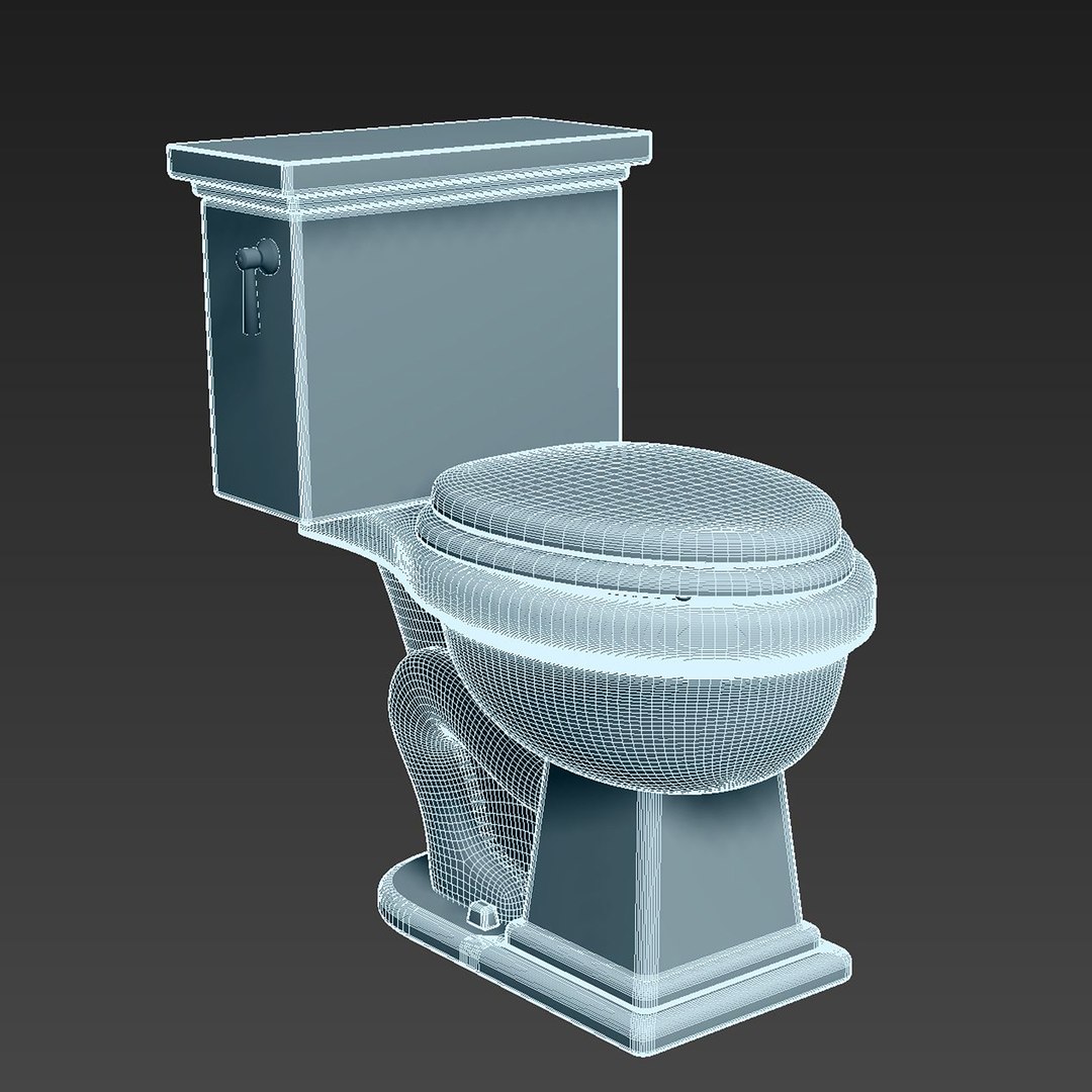 Toilet Waterworks Otis 3D Model - TurboSquid 2249483