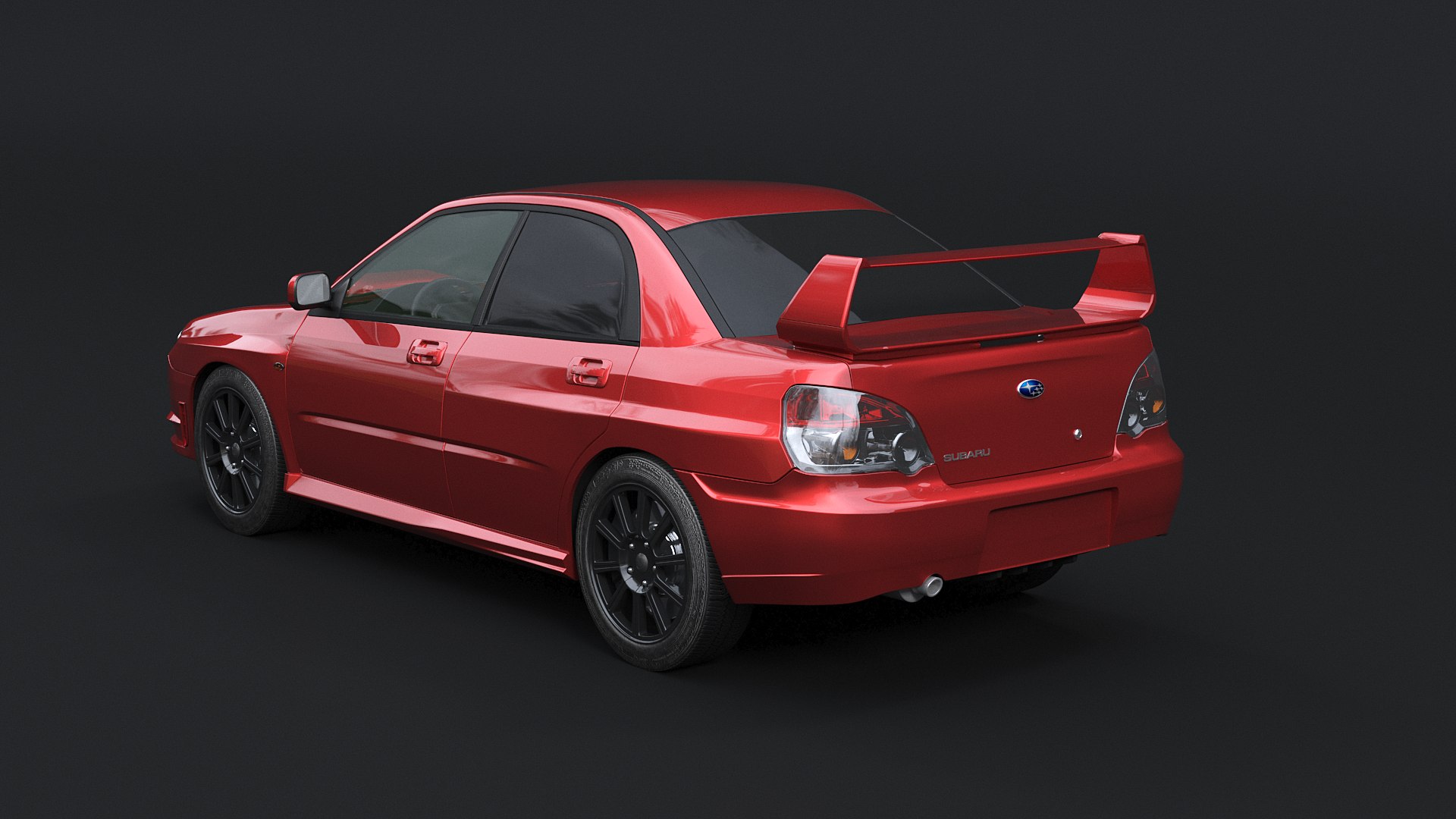 Subaru Impreza WRX Hawkeye 06-07 3D Model - TurboSquid 1973004