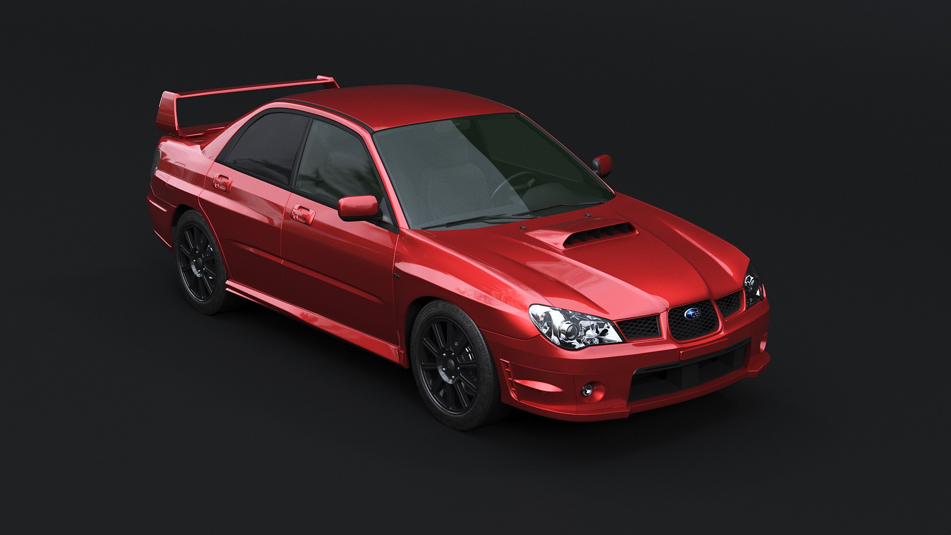 Subaru Impreza WRX Hawkeye 06-07 3D Model - TurboSquid 1973004