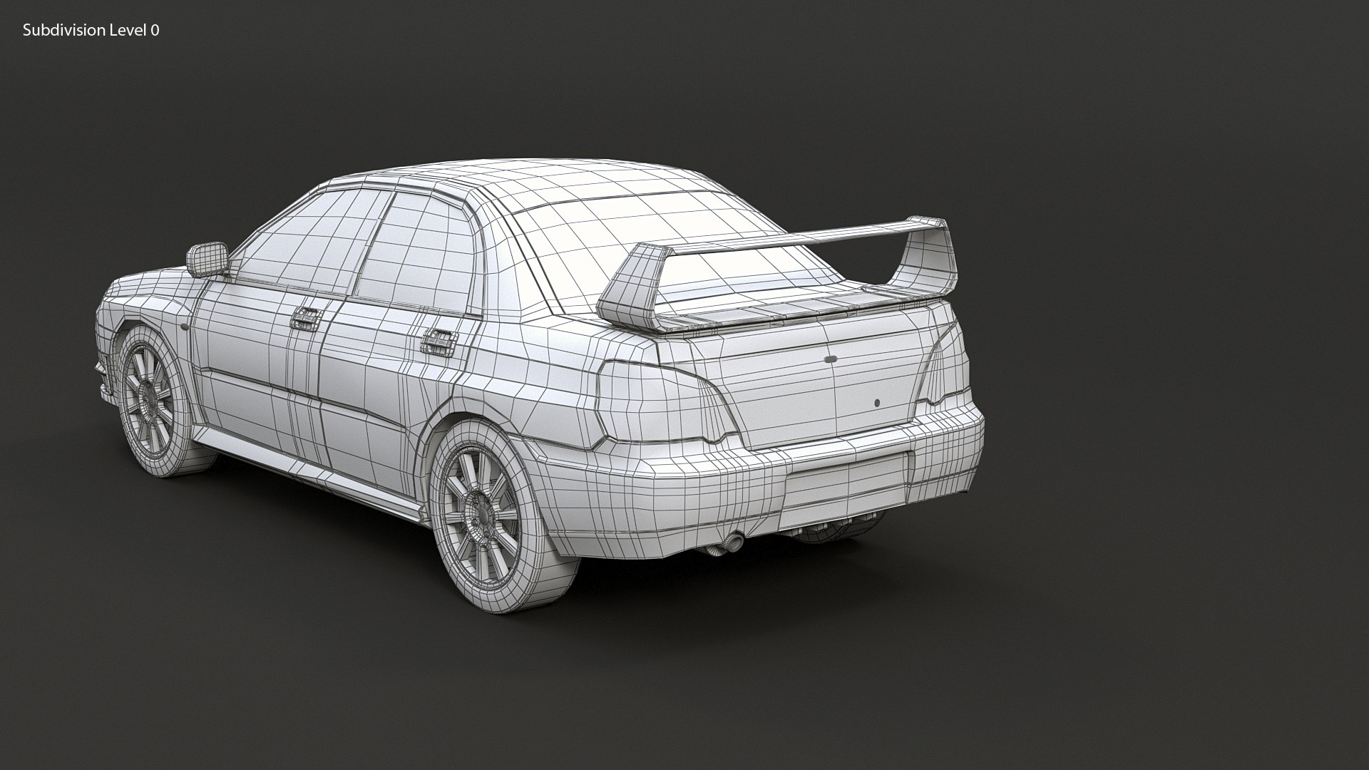 Subaru Impreza WRX Hawkeye 06-07 3D Model - TurboSquid 1973004