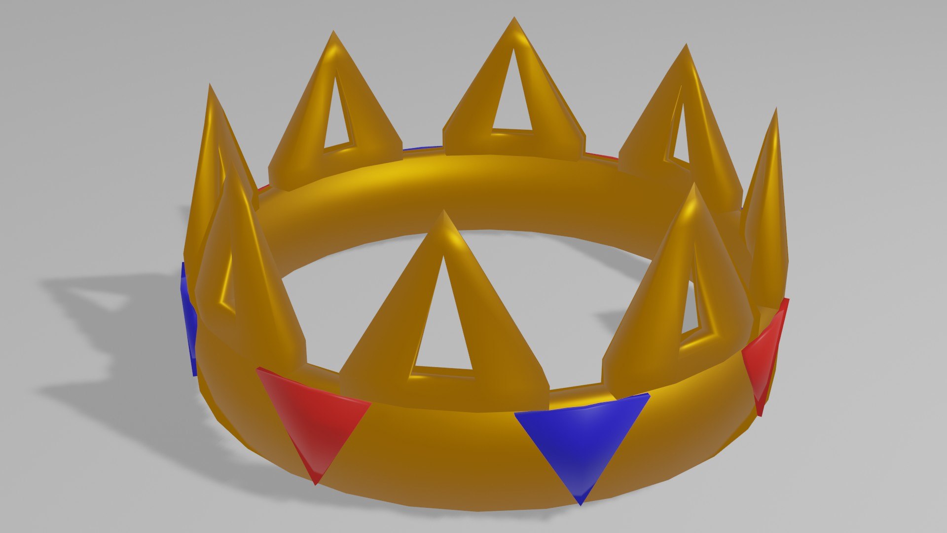Simple Crown OBJ And Blend 3D Model - TurboSquid 2458582