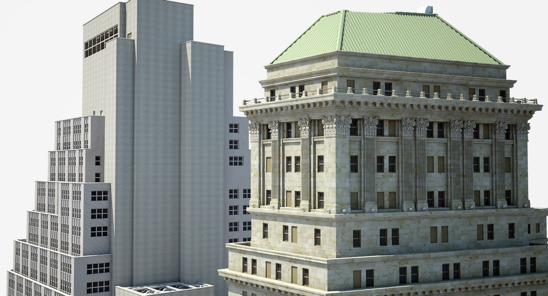 New york stock exchange 3D - TurboSquid 1180340
