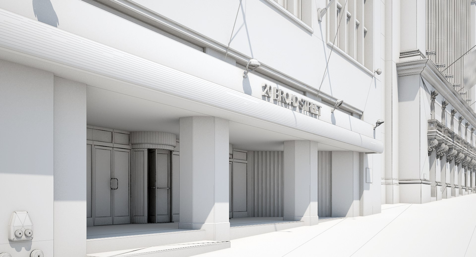 New york stock exchange 3D - TurboSquid 1180340
