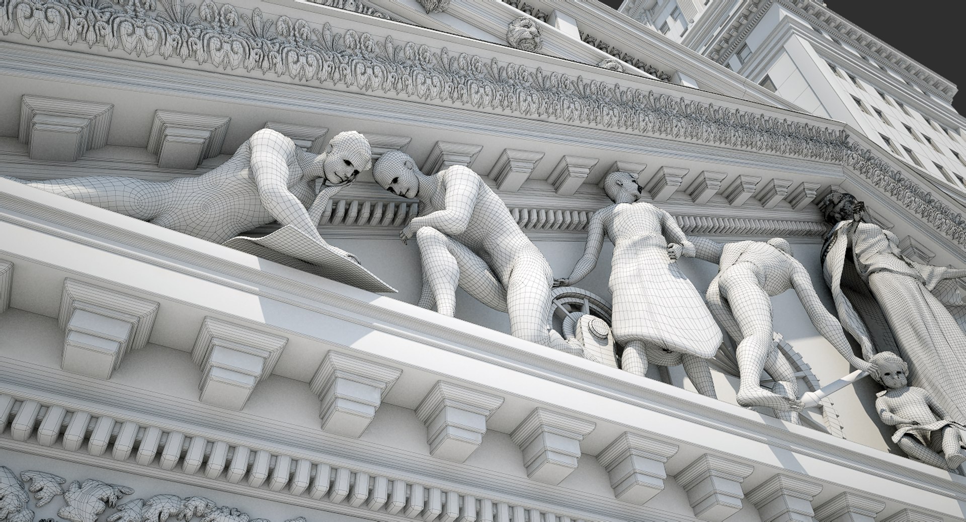 New york stock exchange 3D - TurboSquid 1180340