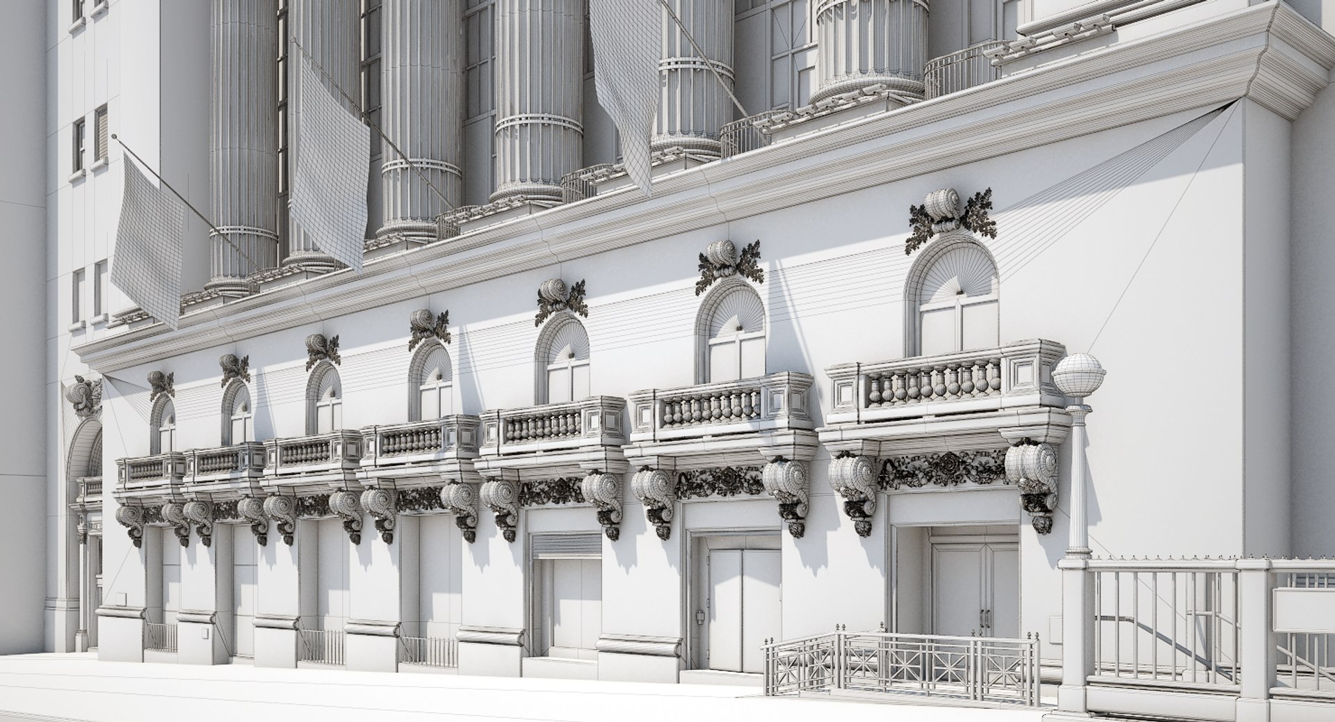 New york stock exchange 3D - TurboSquid 1180340