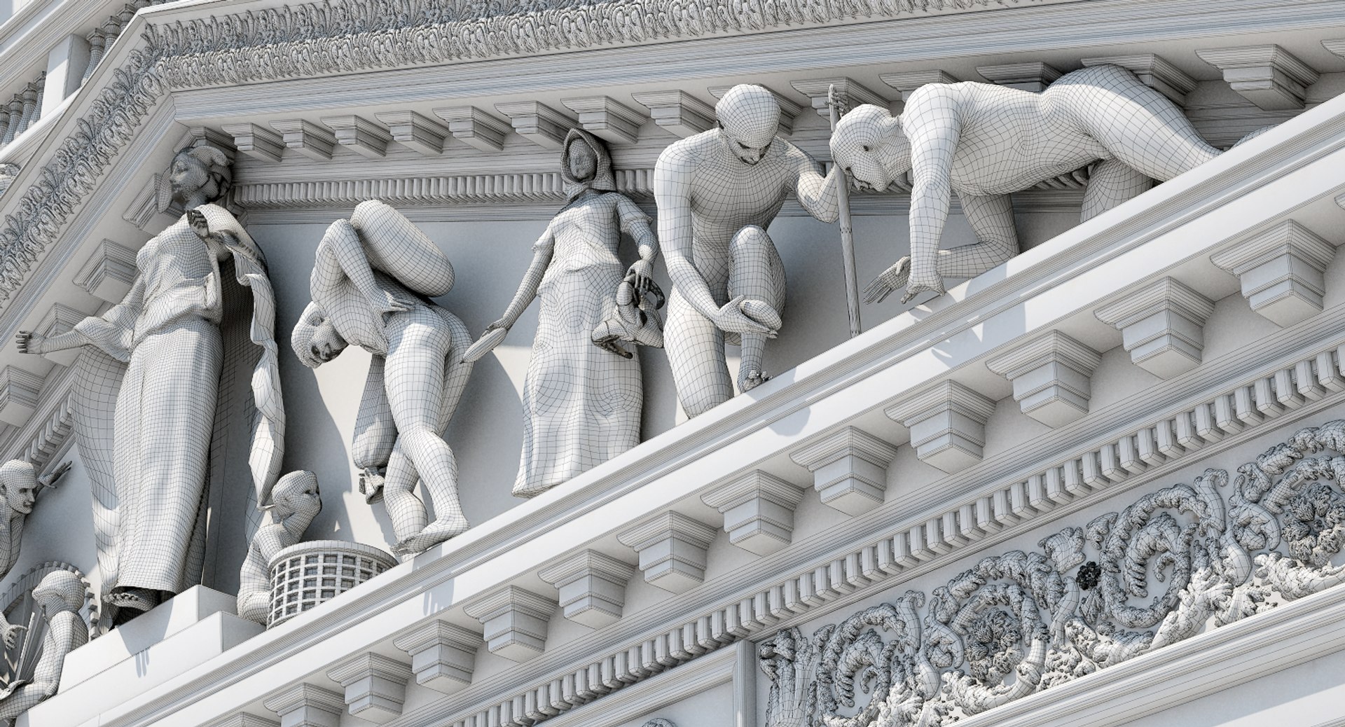 New york stock exchange 3D - TurboSquid 1180340