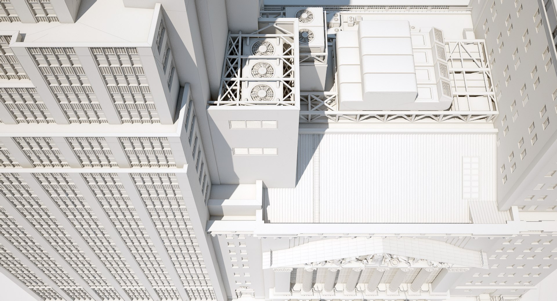 New york stock exchange 3D - TurboSquid 1180340