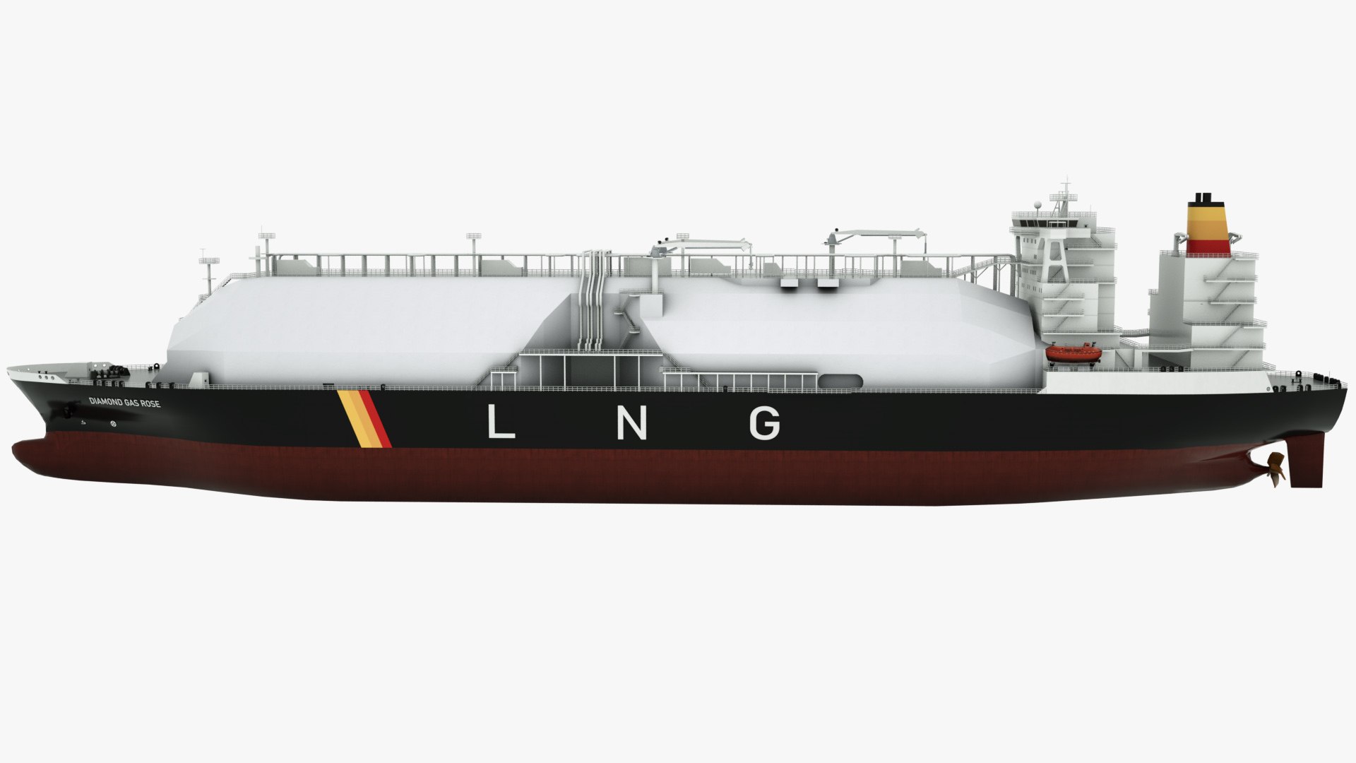 3D model lng tanker diamond gas - TurboSquid 1477260