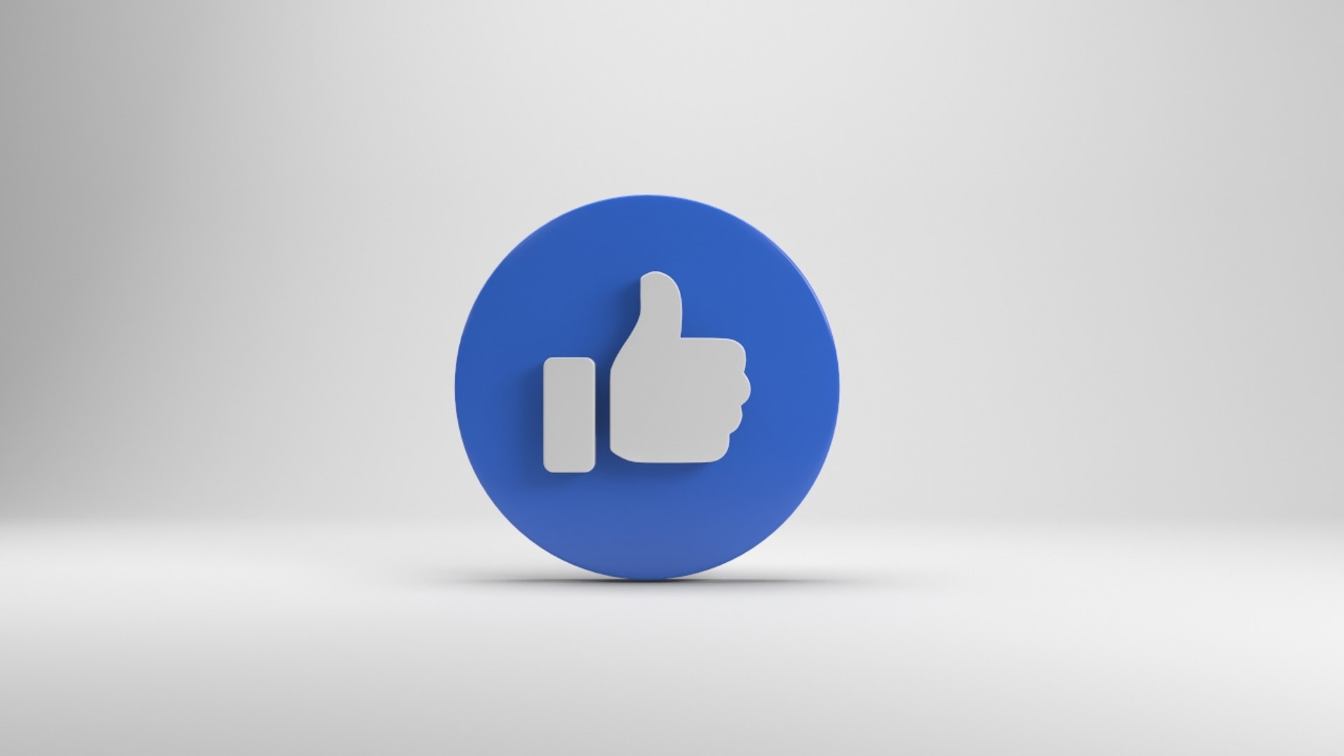 3D Facebook Icon Model - TurboSquid 1291341