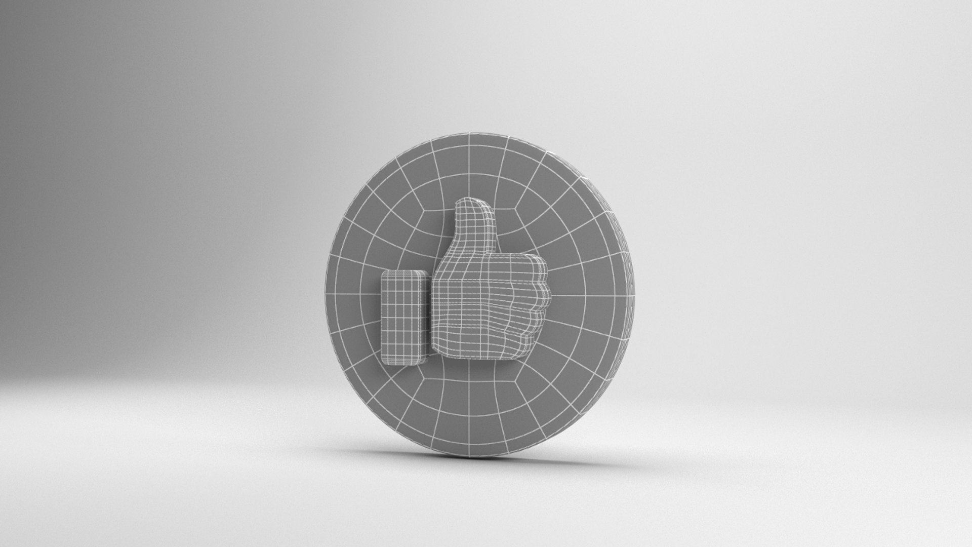 3D Facebook Icon Model - TurboSquid 1291341