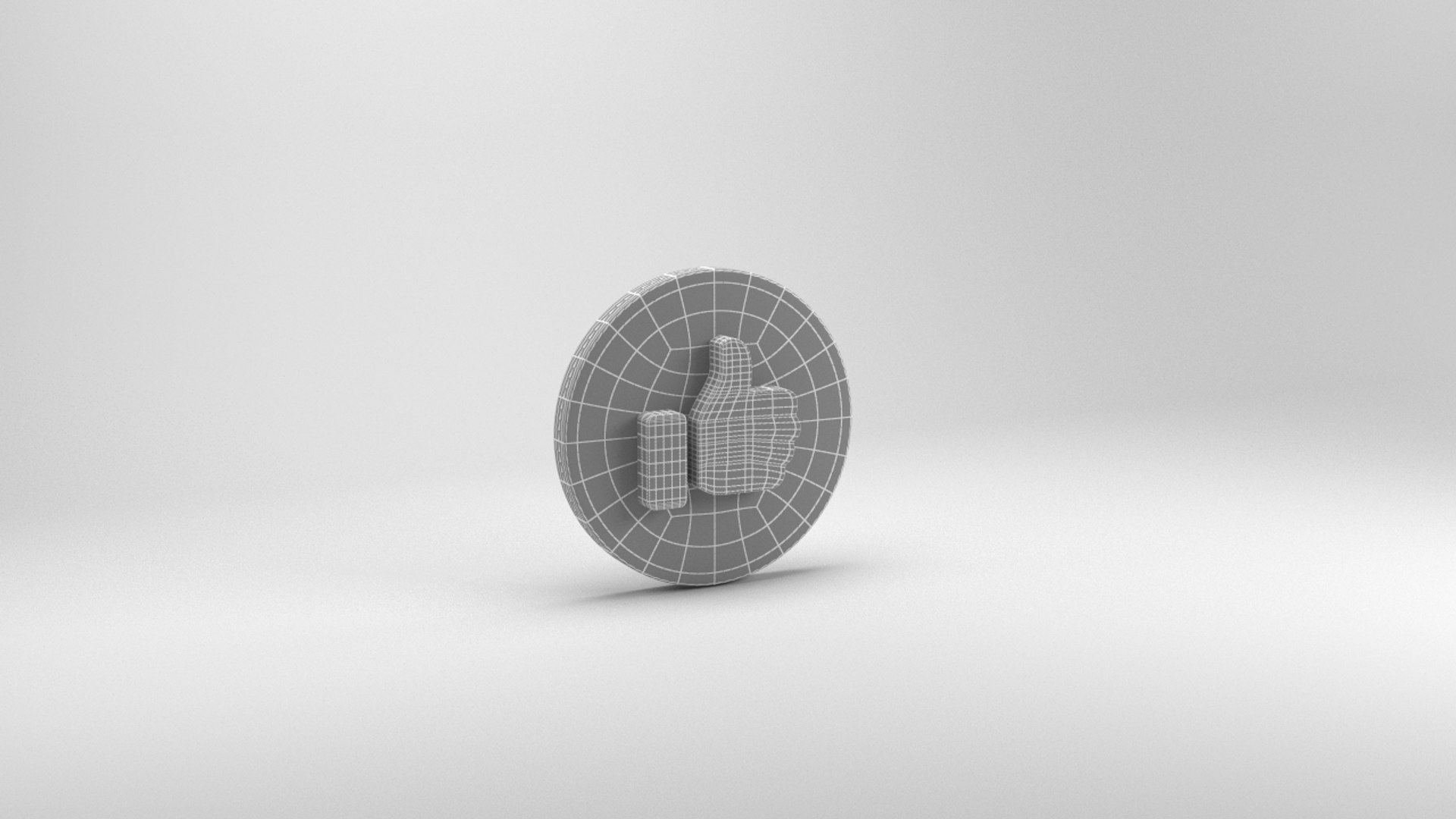 3D Facebook Icon Model - TurboSquid 1291341