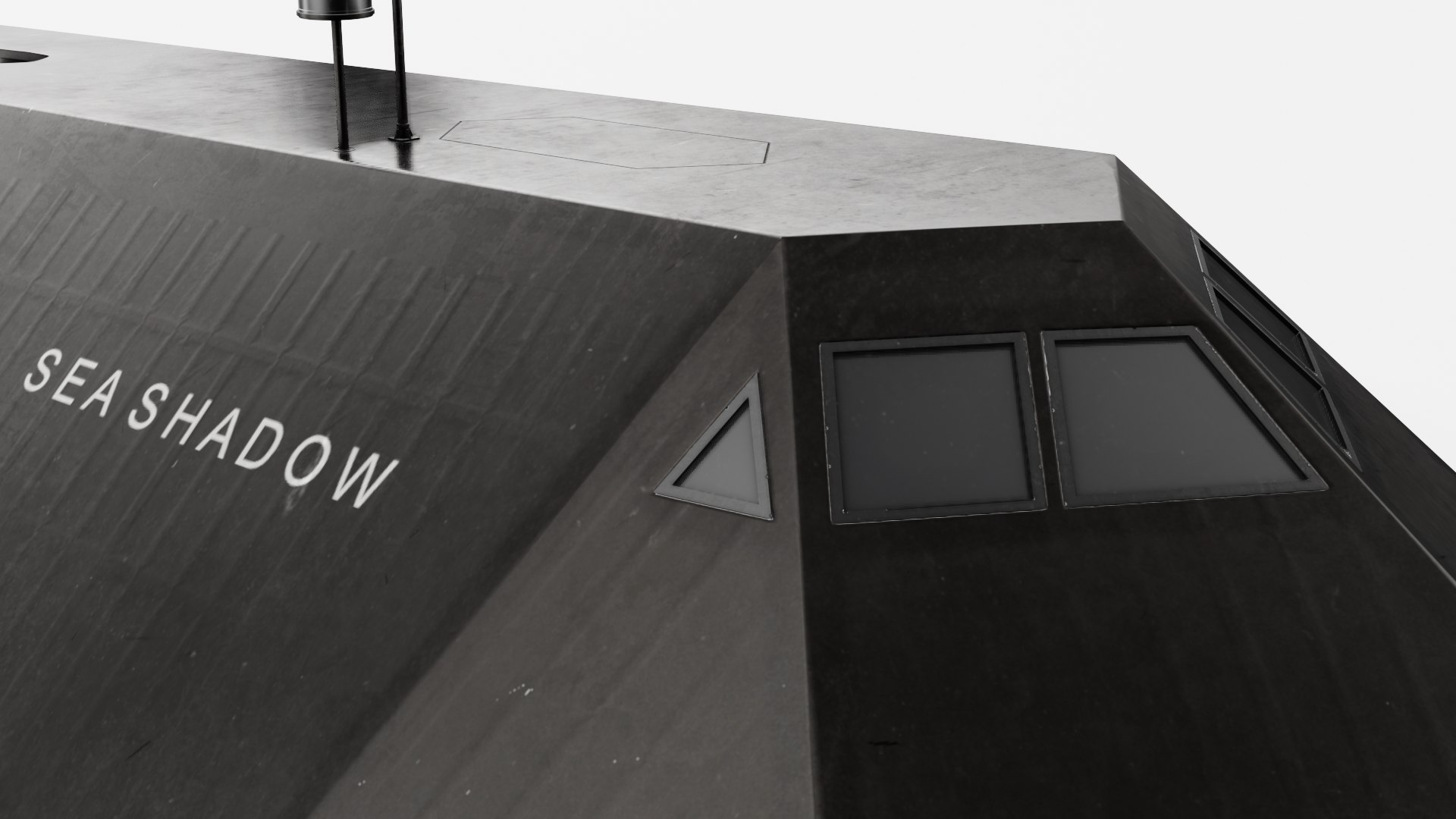 Sea Shadow 3D Model - TurboSquid 1645518