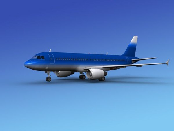 3d model airline airbus