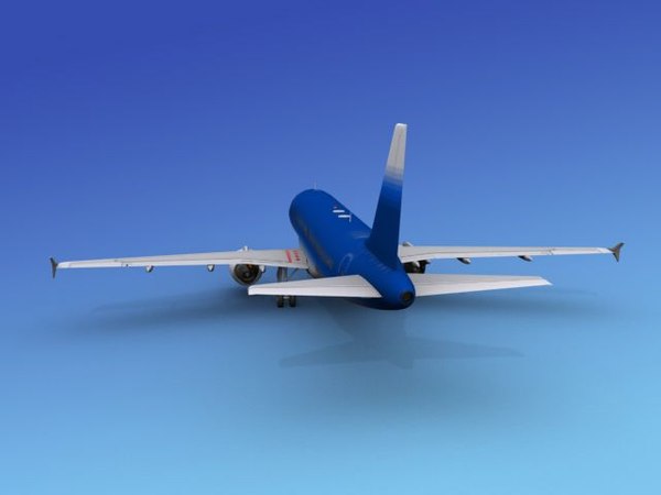 3d model airline airbus