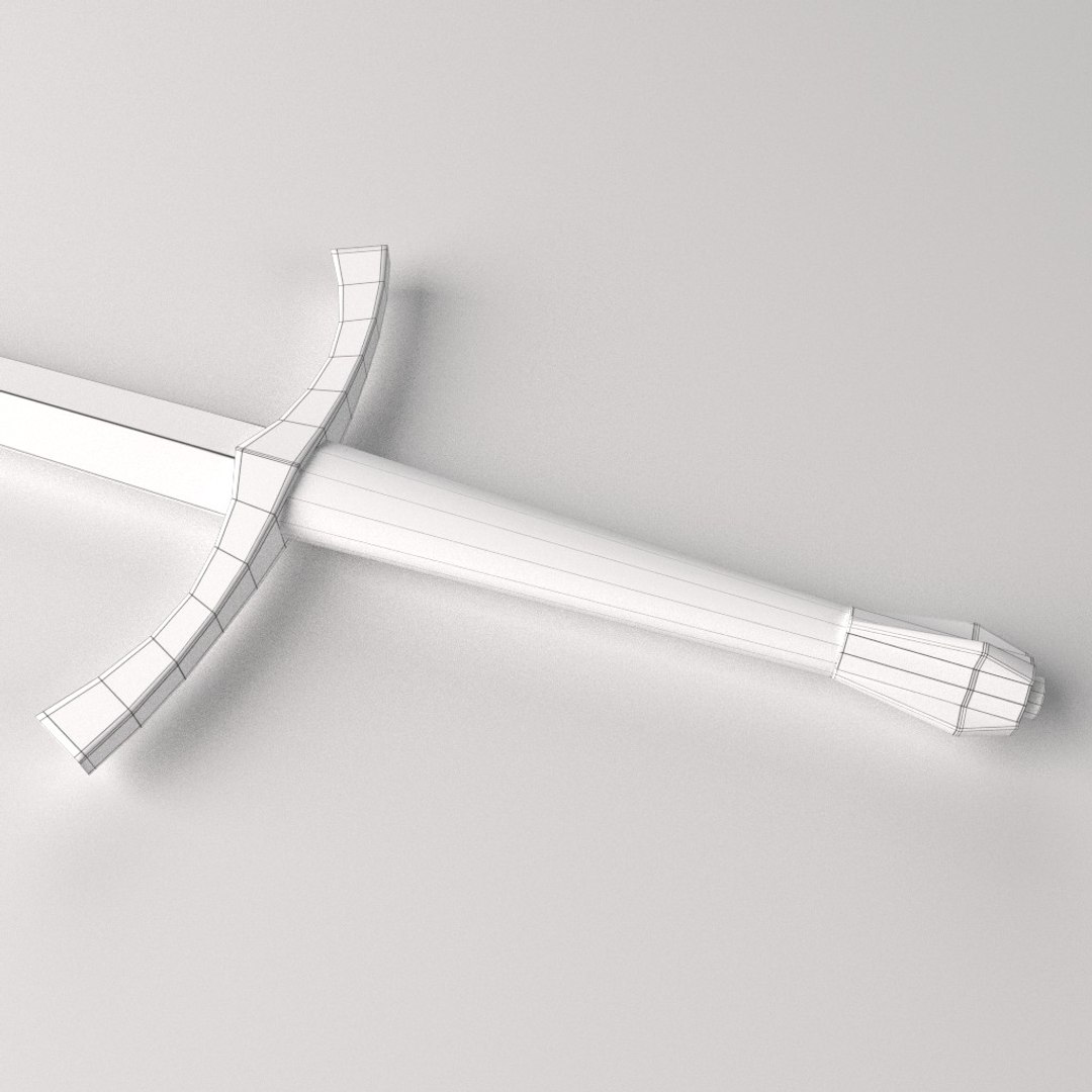Medieval Sword 3d Model