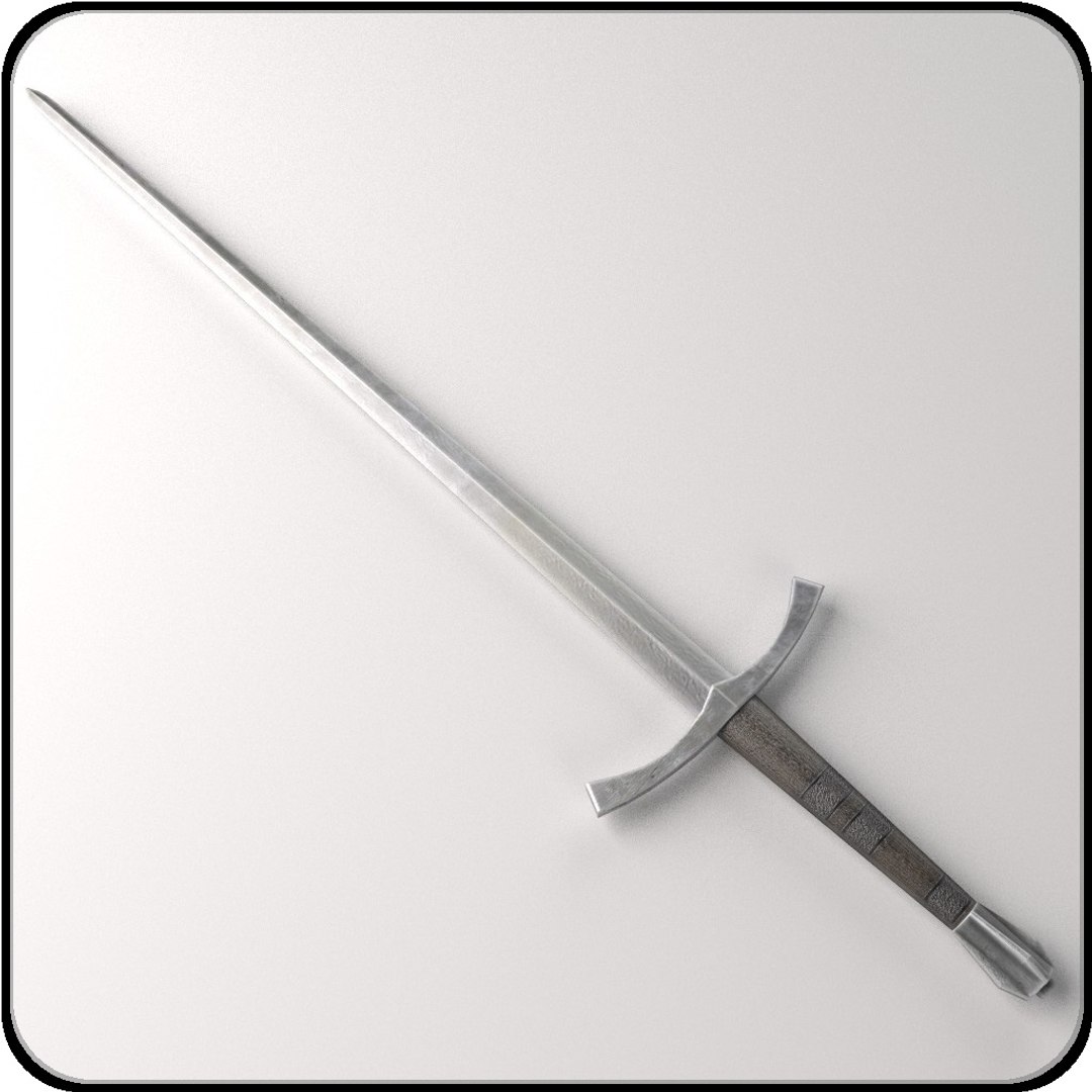 Medieval Sword 3d Model