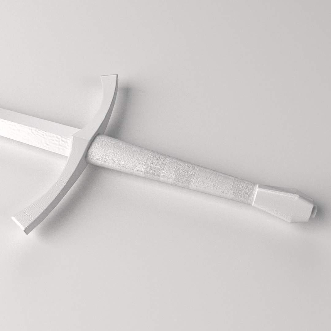 Medieval Sword 3d Model