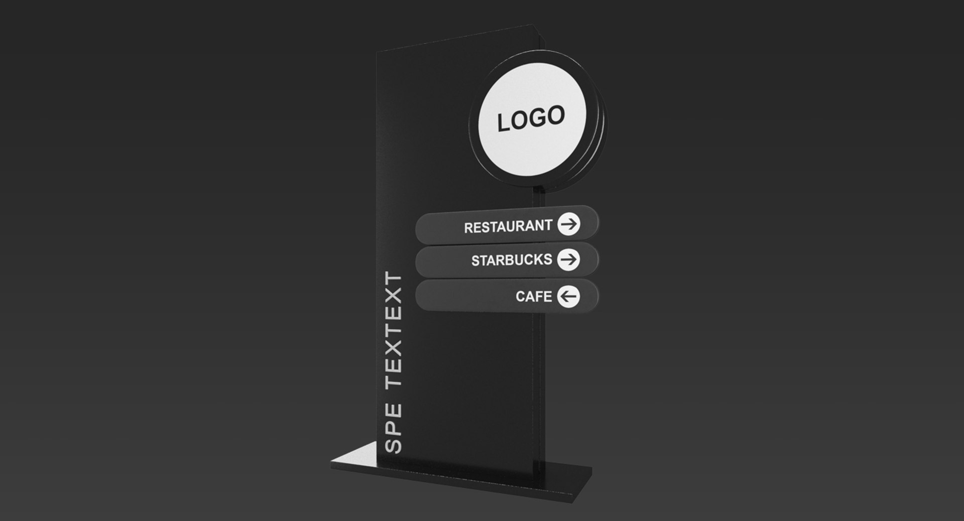 Totem Sign 3D Model - TurboSquid 1255060