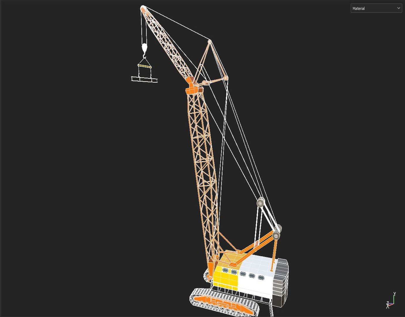 Crawler Crane 3D Model - TurboSquid 2068621