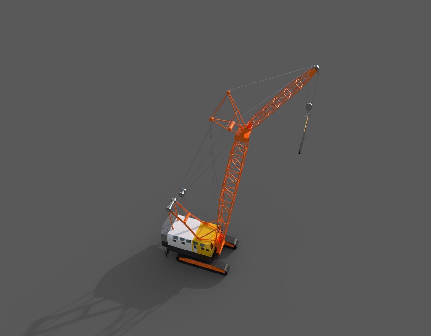 Crawler Crane 3D Model - TurboSquid 2068621