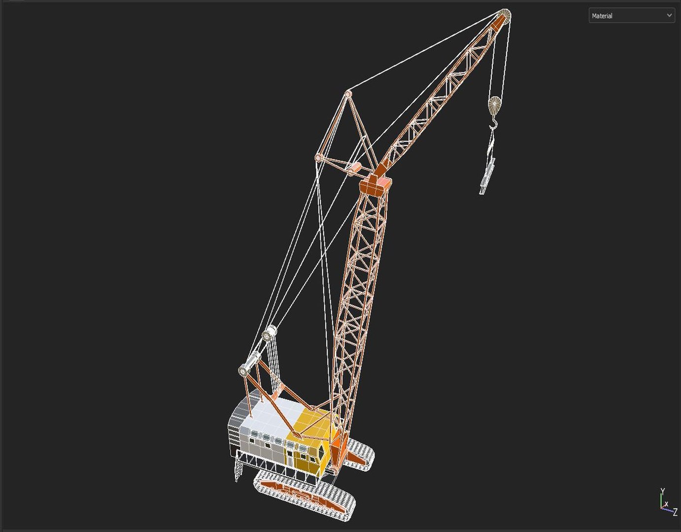 Crawler Crane 3D Model - TurboSquid 2068621