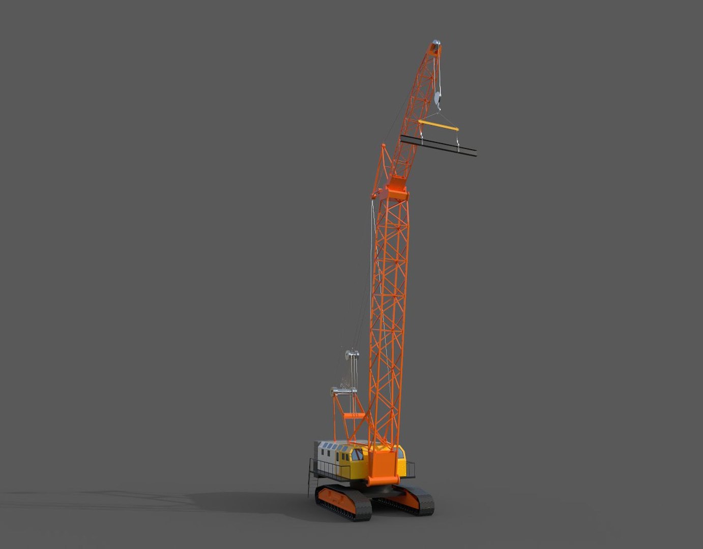 Crawler Crane 3D Model - TurboSquid 2068621