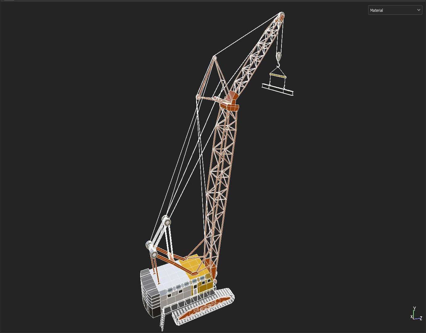 Crawler Crane 3D Model - TurboSquid 2068621