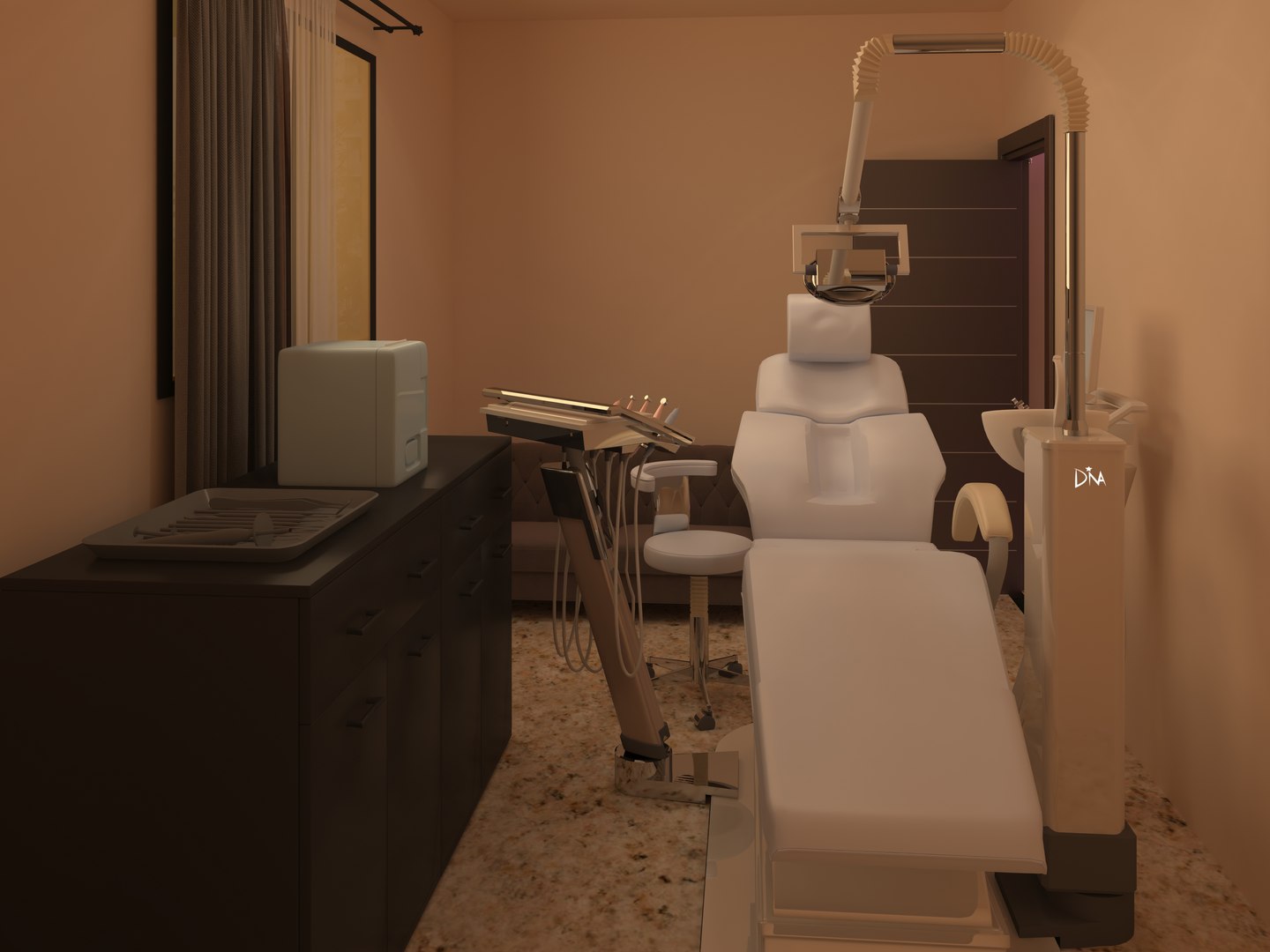 3D 3D Dental Clinic Model - TurboSquid 1995546