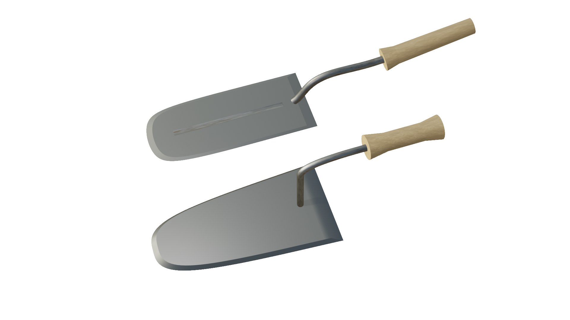 Trowels 3D model - TurboSquid 1989350